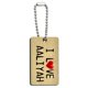 I Love Aaliyah Written on Paper Wood Rectangle Key Chain - Walmart.com