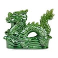 BAOPAI Ceramic Dragon Statue for New Year Blessing Desktop Ornament ...