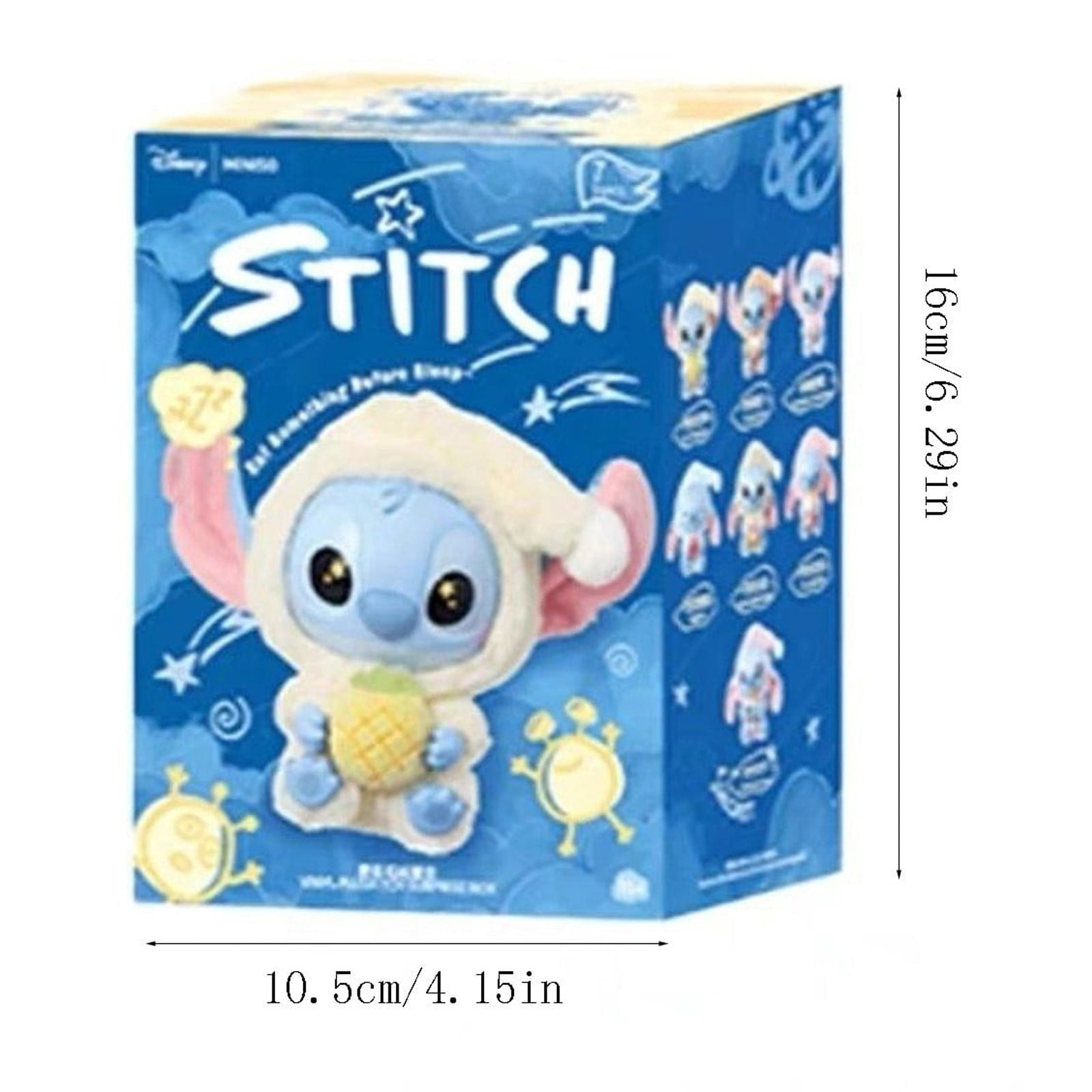 Miniso Stitch Eat Something Before Sleep Series Vinyl Figure Confirmed ...