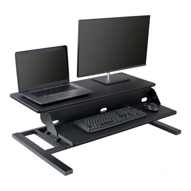 Lorell, LLR99552, Sit-to-Stand Electric Desk Riser, 1 Each, Black ...