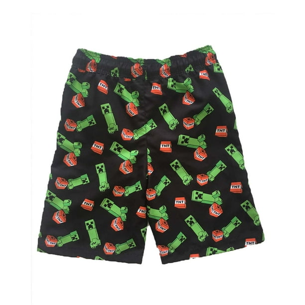 Minecraft Creeper TNT Kids Swim Shorts - Walmart.ca