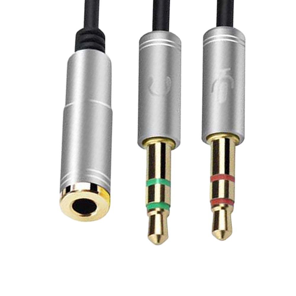 3.5mm Audio Splitter Audio Splitter Adapter Headphone Mic Headphone ...