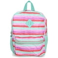 iPack Kids Stripe 5 Piece Backpack Set with Lunch Bag, Water bottle ...