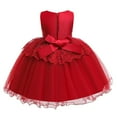 Lovebay Children Girls Princess Pearls Flower Lace Dress Kids Ball Gown ...