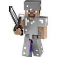 Minecraft Diamond Level Steve, 5.5-inch Collector Action Figure Toy for ...