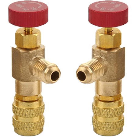 2pieces Adapter Liquid Safety Valve, R410a R22 Safety Valve ...