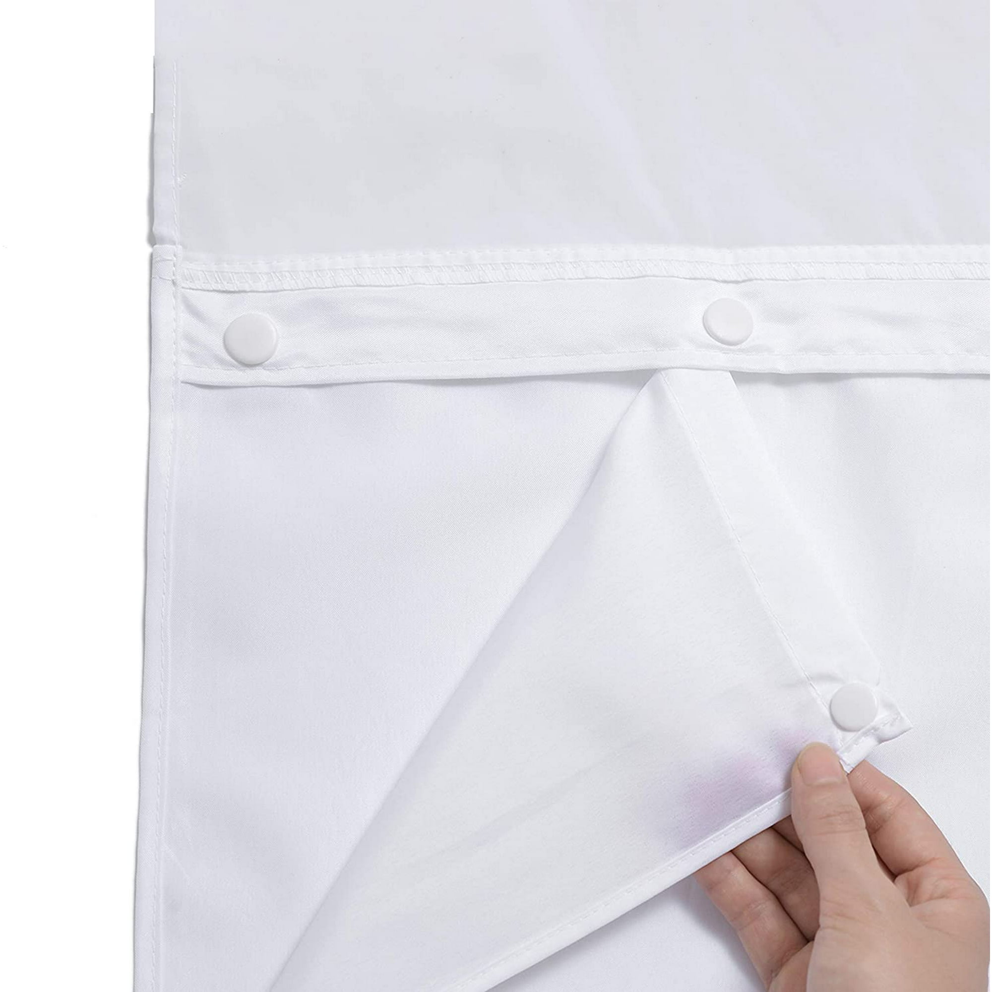 Click here for Someshuit Snap-In Shower Curtain Liner Replacement... prices