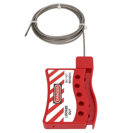 LOTO Cable Lock,Adjustable Lockout Tagout Cable Steel Cable Lock Out ...