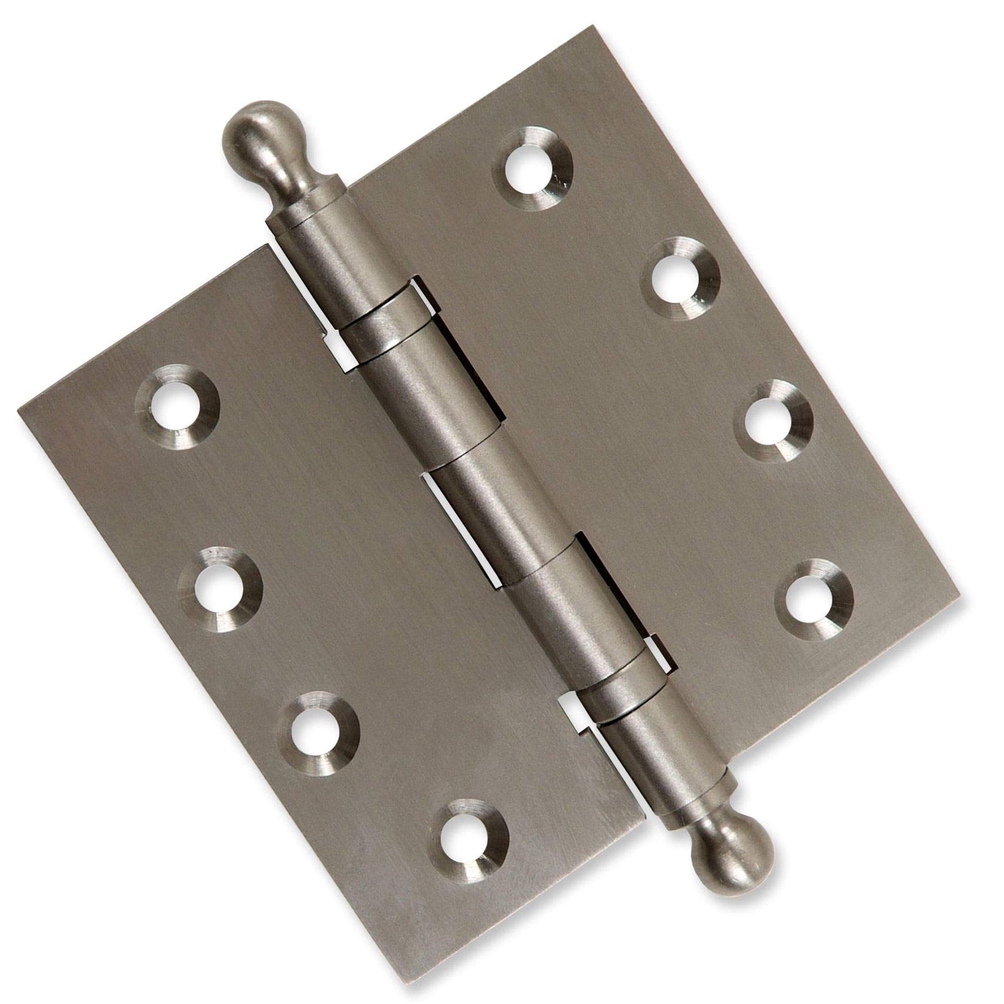 Embassy 4” x 4” Door Hinge Heavy Duty Hinges with Satin Nickel Finish ...