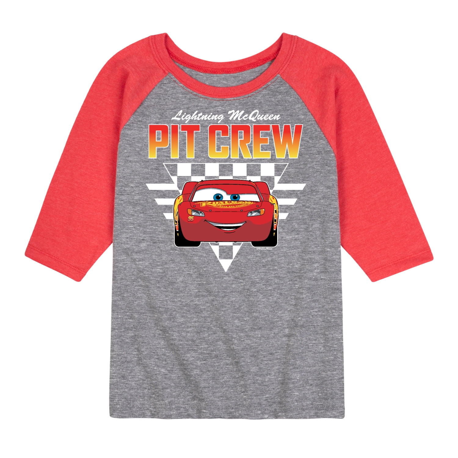 Disney's Cars - Pit Crew - Toddler And Youth Raglan Graphic T-Shirt ...