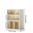 Asnews 3-Tier Foldable Shoe Organizer Storage Box, Portable Shoes ...