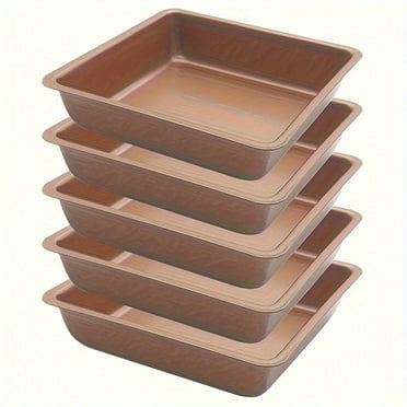 Vesteel 6/8/9-Inch Stainless Steel Square Cake Pan Set with Cover ...