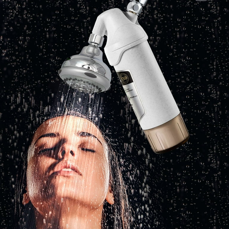 Double Shower Head Miniwell Shower Filter L720-Plus With Replaceable ...