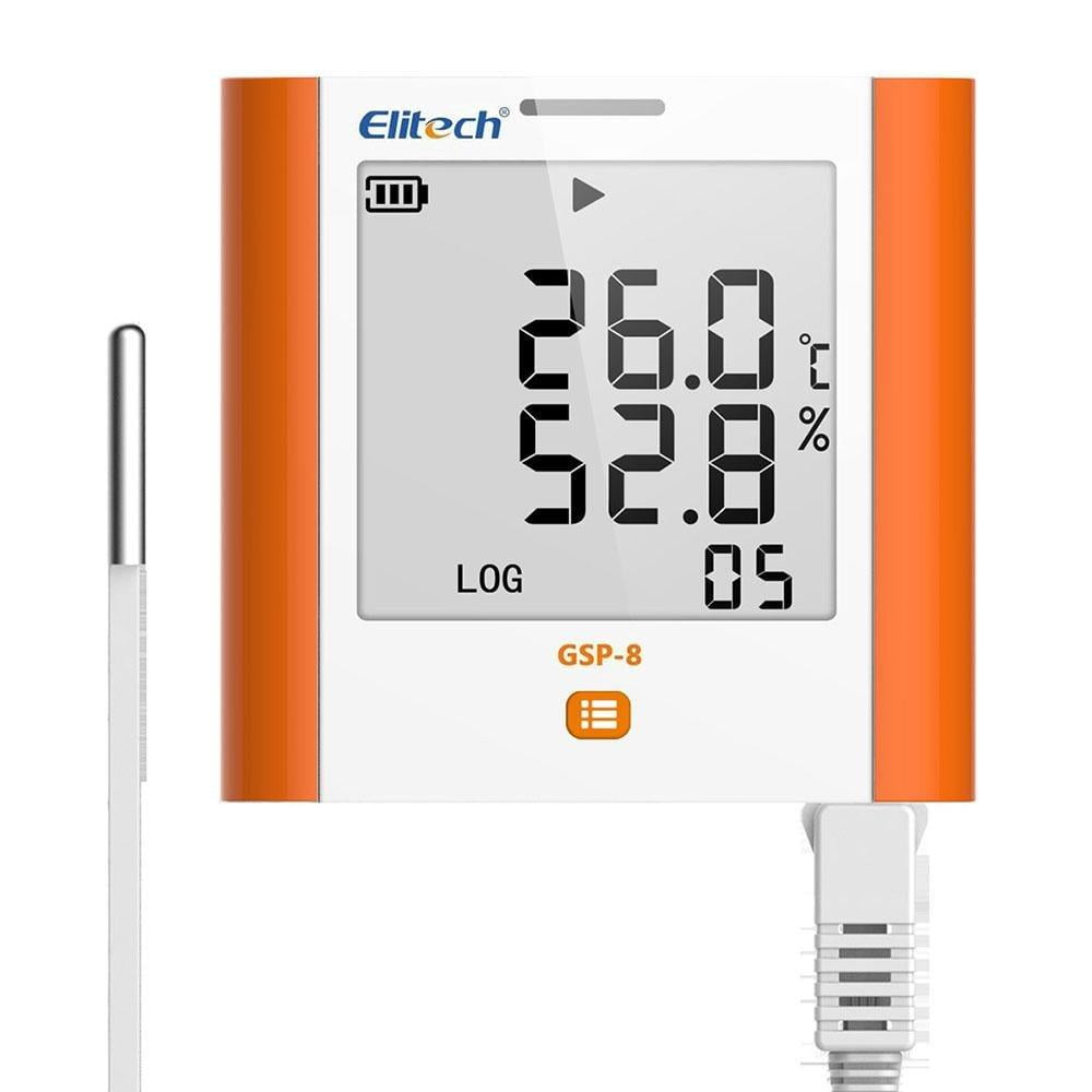 Elitech Digital Data Logger Refrigerator Temperature Humidity Recorder ...