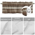 Brown Gray Wood Grain Valances for Windows, Vintage Board Farm ...