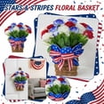 Anvora July 4th Patriotic Wreath Basket Front Door Wreath, 13.78 Inch ...
