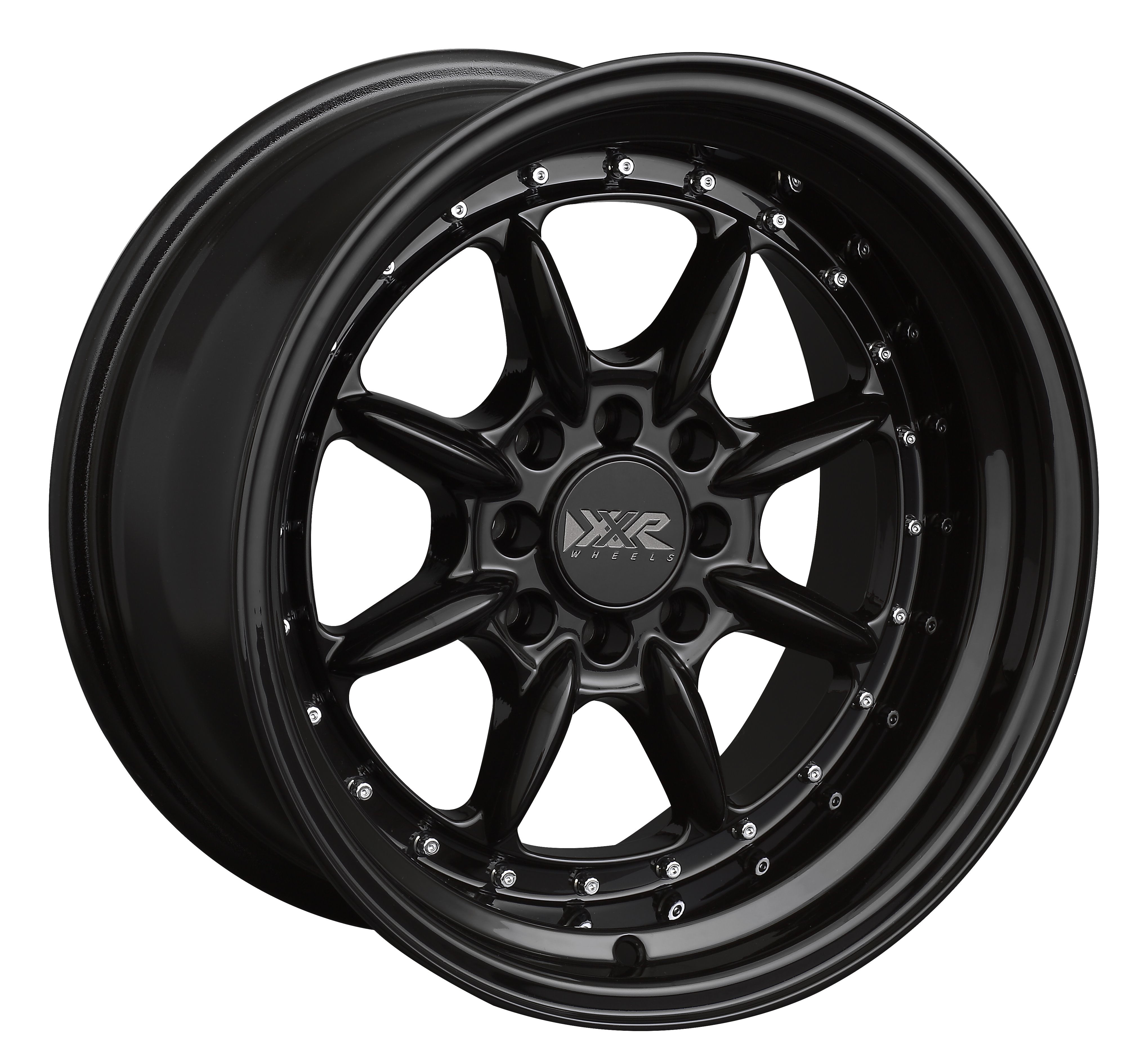 XXR 002.5 16x8 4x100/4x114.3 0et Black Wheel - Walmart.com
