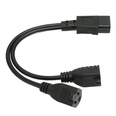 Y Splitter Power Plug Cord, 1 In 2 Out IEC Splitter Power Plug Cord 10A ...