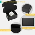 6x4x3 Small Black Shipping Boxes - 24 Pack Corrugated Cardboard Mailing ...