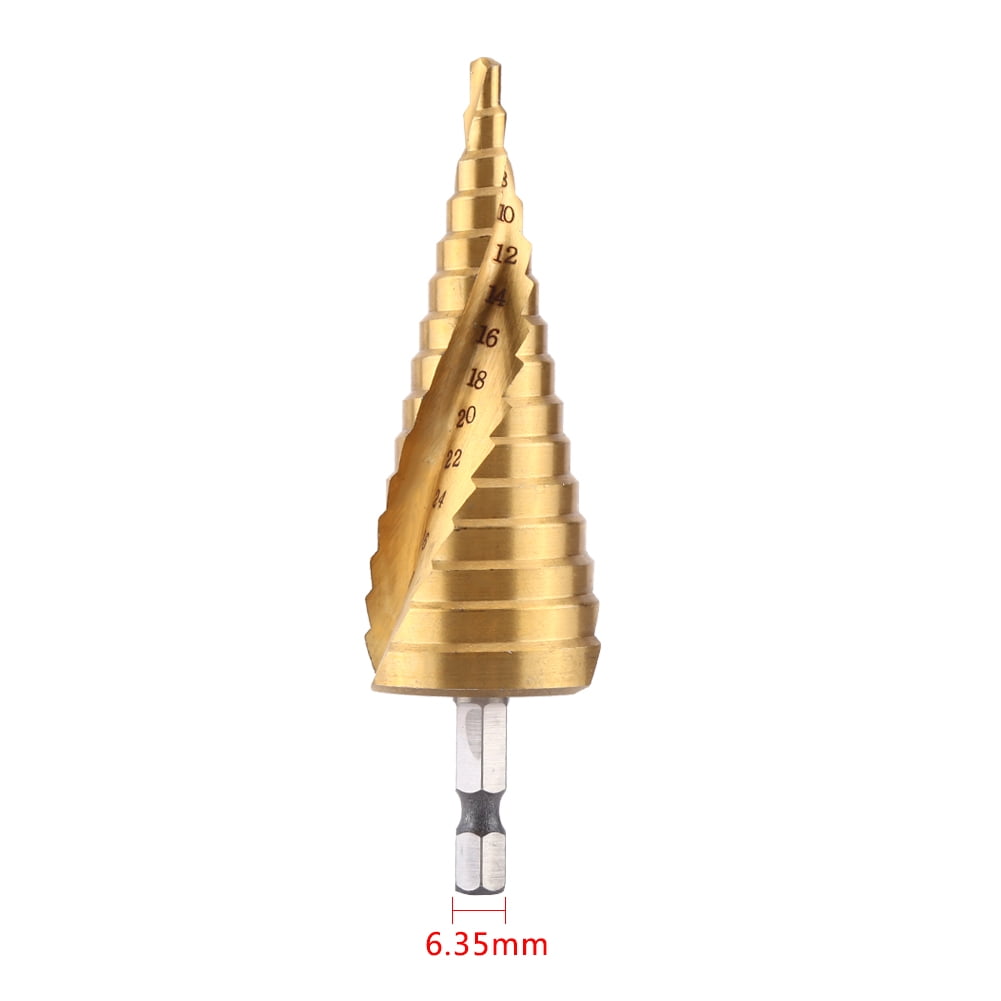 Click here for Lafgur Step Drill Bit High Speed Steel 4241 Coated... prices