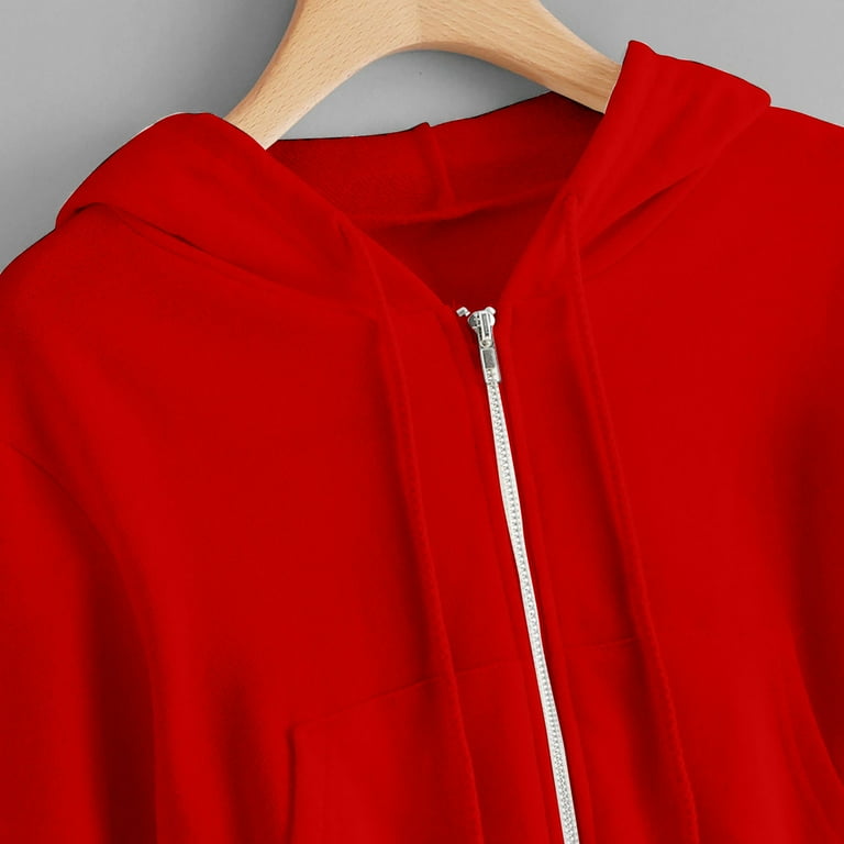 Dezsed Hoodies for Women Casual Zip Up Drawstring Cropped Dezsed Hoodies for Women Casual Zip Up Drawstring Cropped