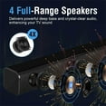 Tyethy Sound Bars for TV, 30" Wireless Bluetooth 5.0 Sound Bar with ...