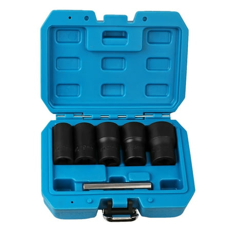 6pcs Lug Nut Remover Kit Broken Nuts Removal Tool Set Broken Nut Bolt ...