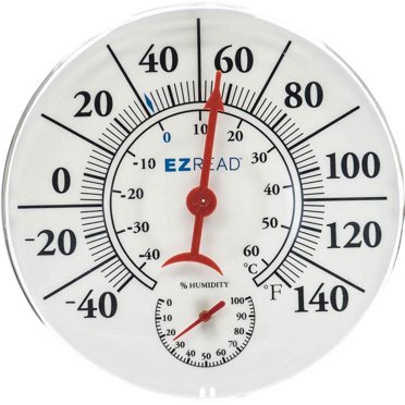 Bios Weather BMD514BC 12-In. Outdoor Dial Thermometer (Blue Jay ...