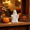 Beforeyayn White Ghost Led Light, Cute Halloween Tabletop Lamp Mini ...
