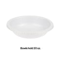 200/Case Bulk White 20 oz Paper Bowls - Walmart.com