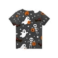 Abcomgle Girls Halloween Shirts 5t Spooky Ghost Pumpkin Graphic T ...