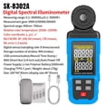 SK-8301A/8302A Spectral Illuminance Meter 0~300,000lux Photometer High ...