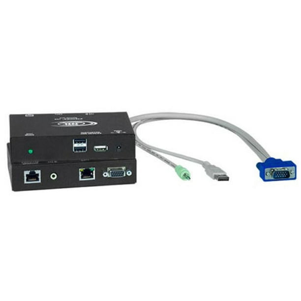 NTI ST-C5USBVUA-1000S Hi-Res VGA USB KVM Extender via CAT5 w/2-Yr ...