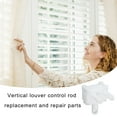 White Vertical Blind Wand Repair Part Plastic Control Rods Replacement ...