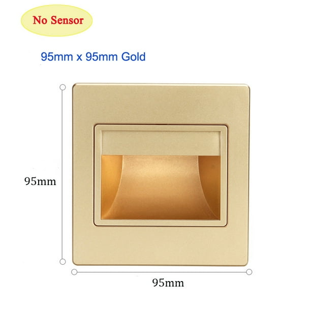 Night Foyer Intelligent Lamp PIR Motion Detector Sensor COB LED Stair ...