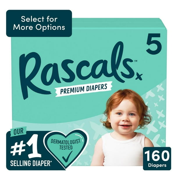 Rascals Premium Diapers - Super Value Pack, Size 3-7 - Walmart.ca