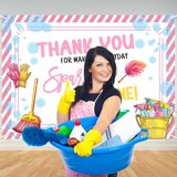 6x4ft Housekeeping Appreciation Banner Pink Backdrop Thank You for ...