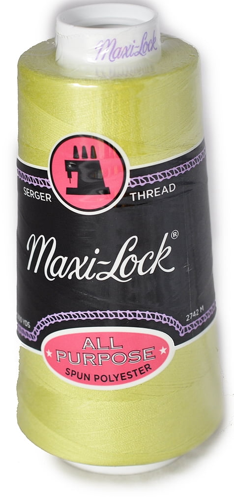 Maxi Lock All Purpose Thread Sour Apple 3000 YD Cone MLT-067 - Walmart.com