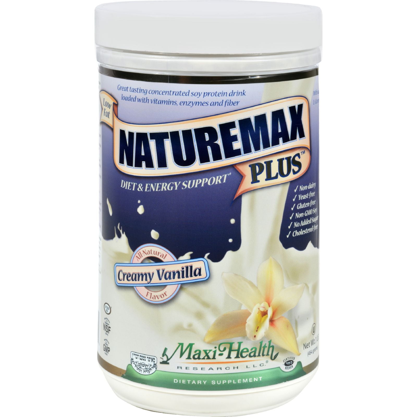 Maxi Health Naturemax Plus - Vanilla - 1 Lb. - Walmart.com