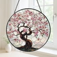 Nature-Inspired Miniature Tree Garden Stained Glass Style Suncatcher ...