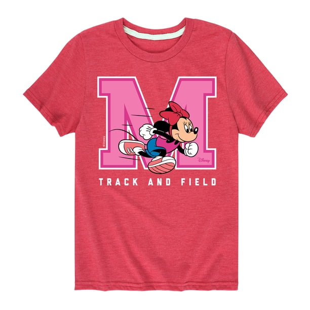Disney - Minnie Track And Field - Toddler And Youth Short Sleeve ...