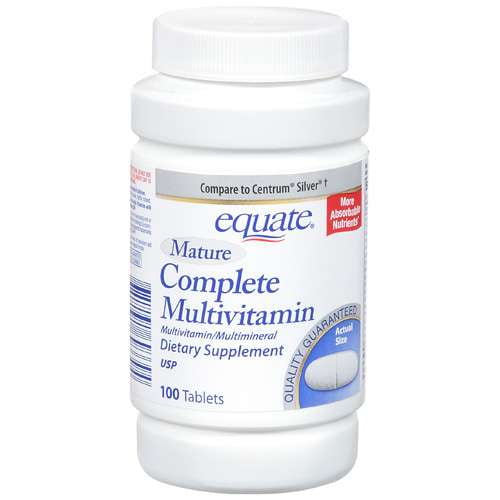 Equate Complete Mature Multivitamin - Walmart.com