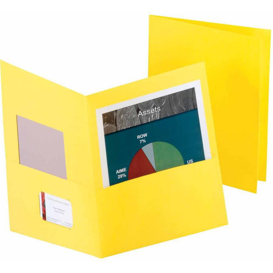 Oxford Extra Large Heavy Duty Jumbo Pocket Folder, 12 x 9 Inches, 2 ...