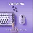 Logitech POP Keys Mechanical Wireless Keyboard with Customizable Emoji ...
