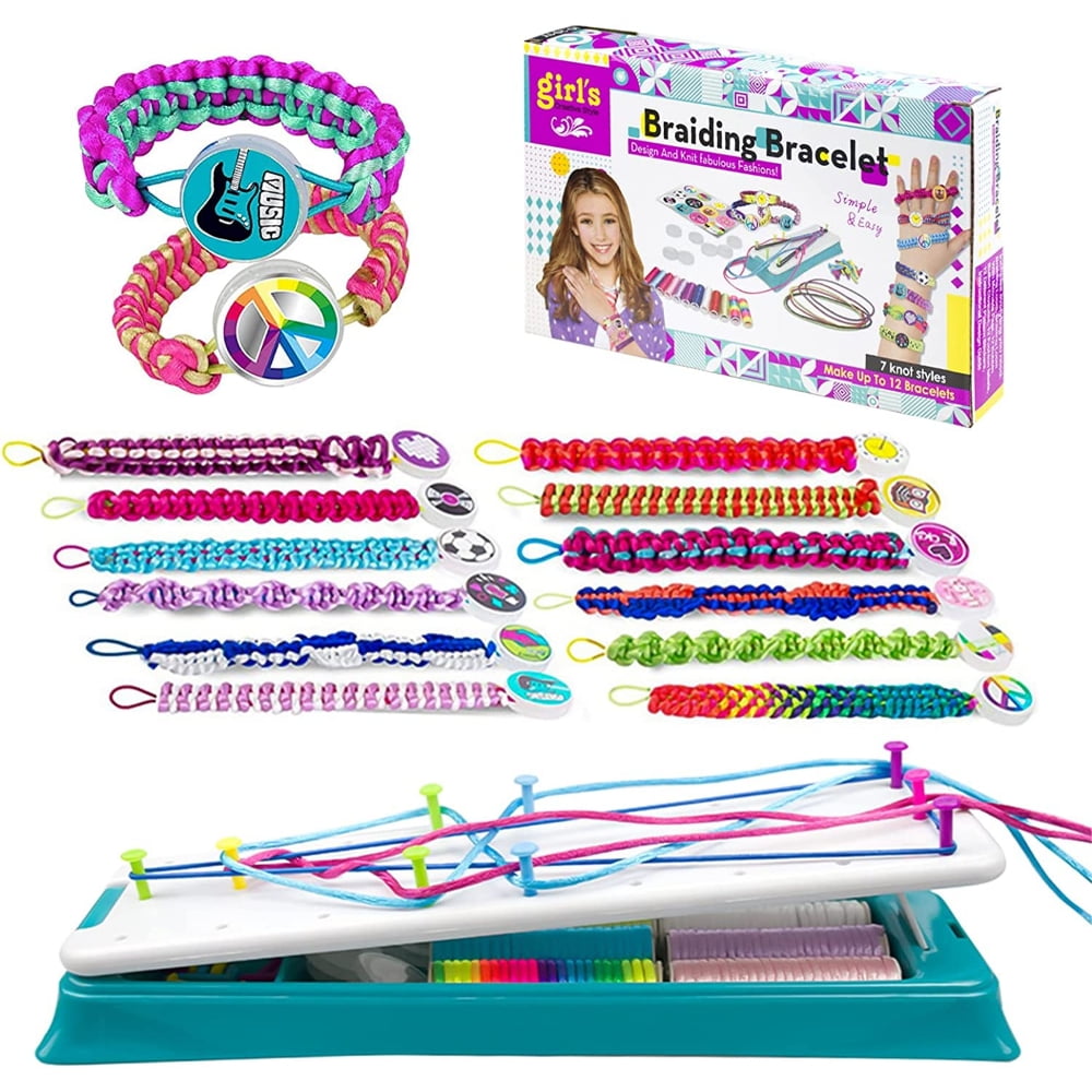 PEACNNG DIY Friendship Bracelets Maker Making Kit, Creative Making ...