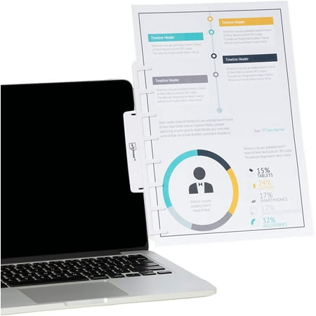 Note Tower Monitor Document Paper Holder for Typing - Sticky Note ...