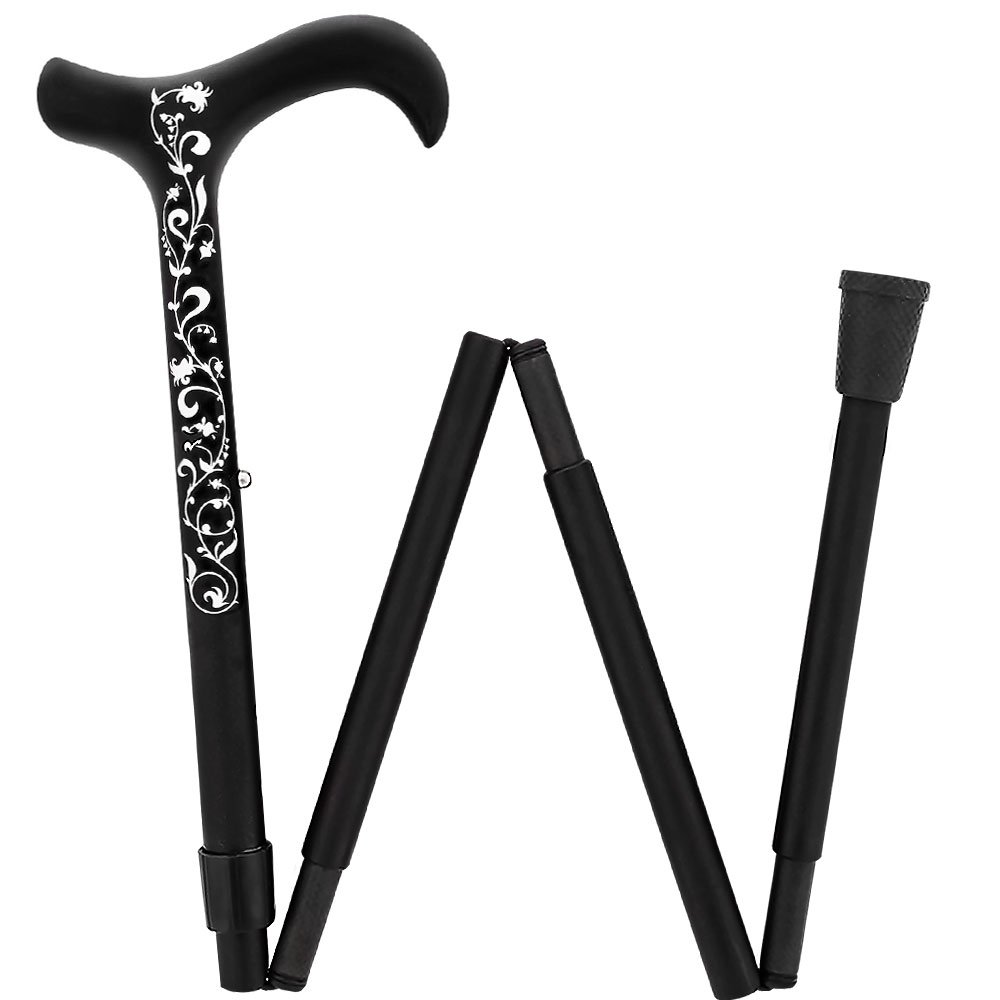 Lily of The Valley Carbon Fiber Folding Adjustable Cane - Walmart.com