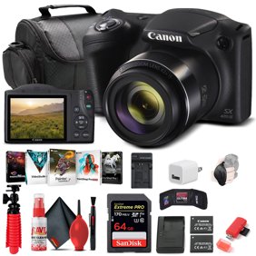 Canon PowerShot SX730 HS 20.3 Megapixel Compact Camera - Black (1791c001) - Walmart.com