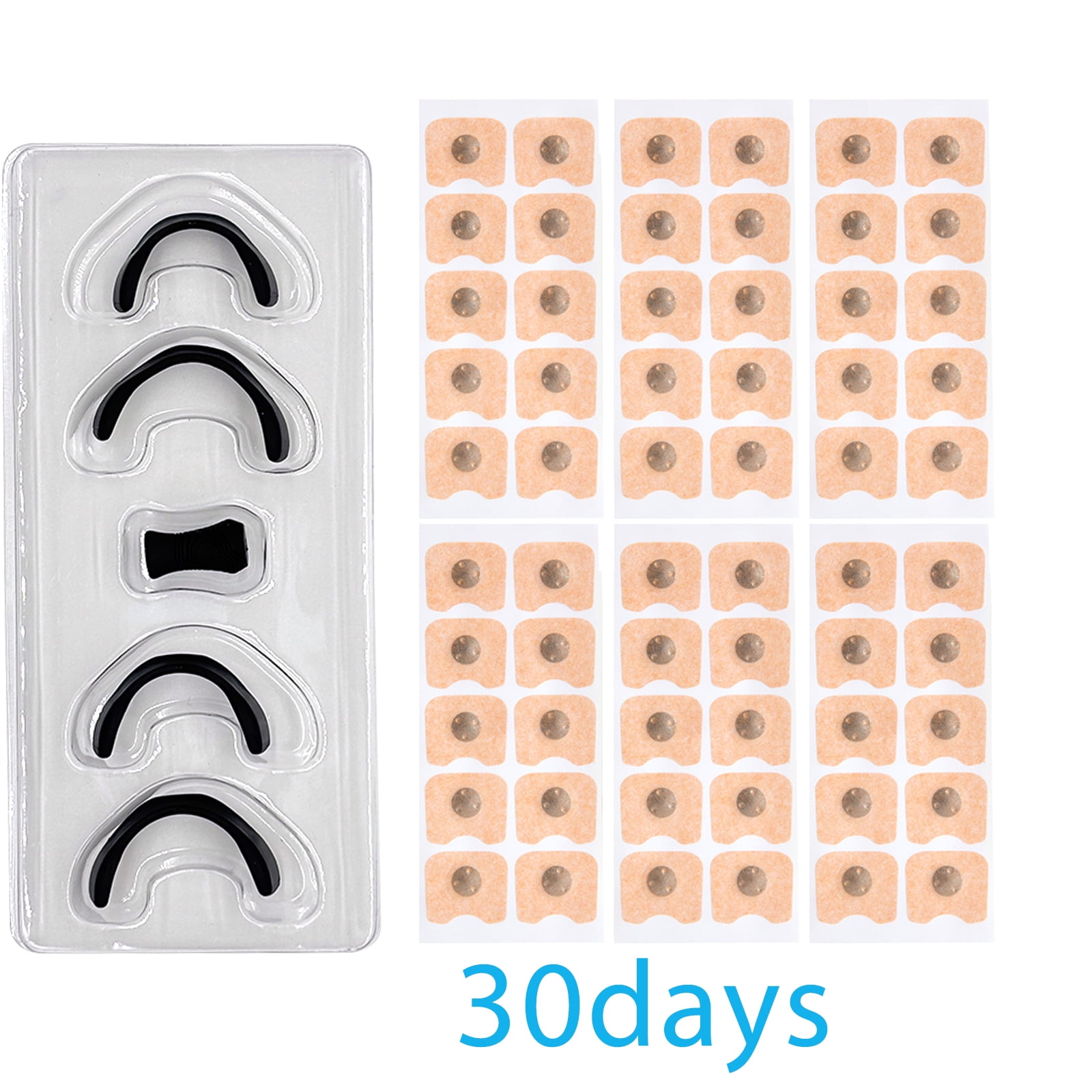 15/30Pairs Magnetic Nasal Breathing Dilators Kits Sport Nasal Dilator ...