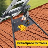 IHOMEPARK Ladder Stabilizer for Roof Gutter Standoff , Adjustable ...